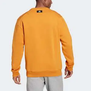 Adidas Crewneck Pullover With Large Logo