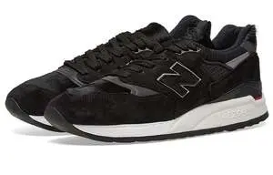 NEW BALANCE 998 " Pony Hair" Athletic Sneakers - Black