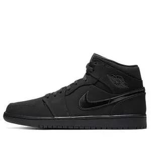 JORDAN 1 Mid 'triple Suede' Sneakers - Black