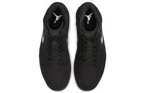 JORDAN 1 Mid 'triple Suede - Black