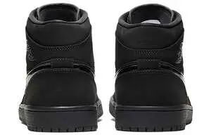JORDAN 1 Mid 'triple Suede - Black