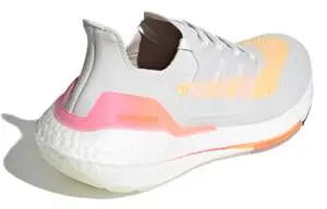 Adidas Ultraboost 21 Sneakers - Gray/orange/white