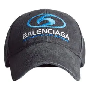 Balenciaga Balenciaga Embroidered Logo Baseball Cap Black/blue