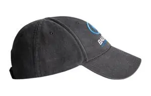Balenciaga Embroidered Logo Baseball Cap - Black/blue