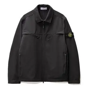 Stone Island Light Soft Shell-r Jacket - Black