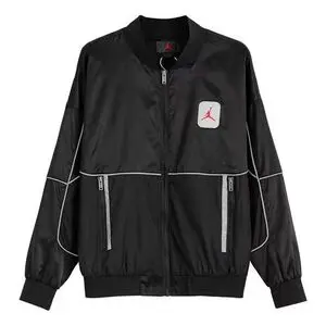 JORDAN 3m Zipper Reflective Sports Jacket - Black