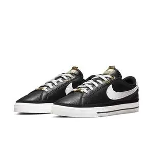 Nike Serena Williams Design Crew X Court Legacy "black Metallic Gold - Black/white