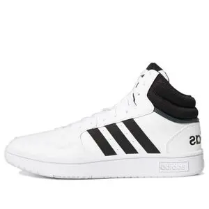 Adidas Hoops 3.0 Mid Classic Vintage Sneakers - White/black
