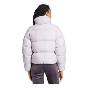 Adidas Cropped Down Puffer Jacket - Purple