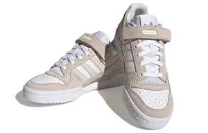 Adidas Originals Forum Low Top Sneakers - White/pink