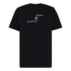 Adidas Les Mills One Tribe Graphic Short Sleeve T-shirt - Black