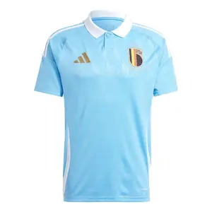 Adidas Belgium 24 Away Soccer Jersey - Blue
