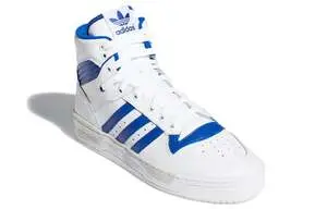 Adidas Rivalry High Top Sneakers - White/blue