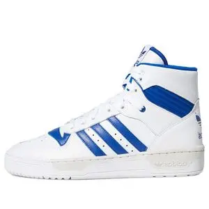 Adidas Rivalry High Top Sneakers - White/blue