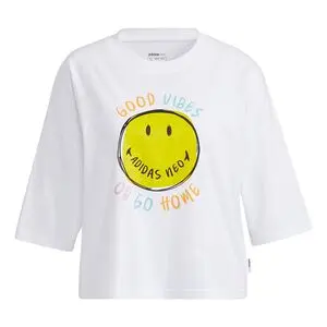 Adidas Neo Graphic Smiley T-shirt - White