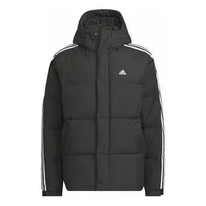 Adidas Three Stripes Down Puffer Jacket - Black