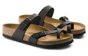 BIRKENSTOCK Mayari Birko-flor Sandals - Black