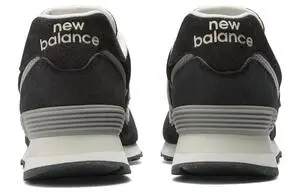 NEW BALANCE 574 Low Top Sneakers - Black/white/gray