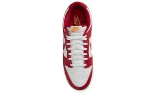 Nike Dunk Low Retro Sneakers - White/red