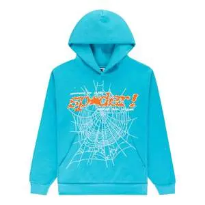 SP5DER Punk V2 Hoodie - Cyan