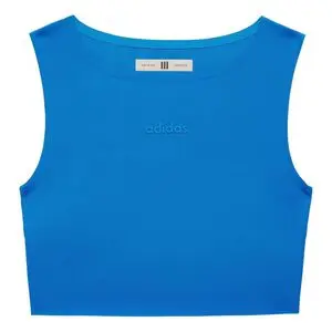 Adidas Fear Of God Athletics Cropped Tank - Blue Rush