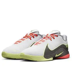 Nike Lebron 22 Ep "crown Jewel" Athletic Sneakers - White/volt Glow/medium Ash