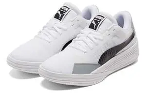 PUMA Clyde All-pro Team Low Top Sneakers - White/black/gray