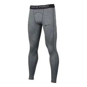 Nike Pro Dri-fit Alphabet Logo Gym Pants Smoke Grey
