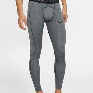 Nike Pro Dri-fit Alphabet Logo Gym Pants Smoke Grey