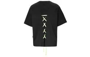 CONVERSE Short-sleeved Top With Back Lace Detailing