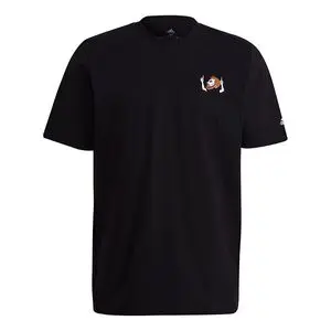 Adidas Messi Icon Emb Soccer/football Sports Short Sleeve - Black