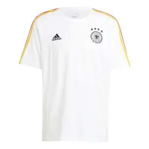 Adidas Germany Dna 3-stripes Football T-shirt Asia Sizing - White