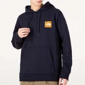 The North Face Ss22 Logo Hoodie - Navy