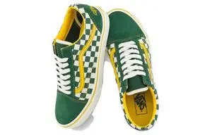 VANS Old Skool X Asia Artist Collection Sneakers - Green/yellow