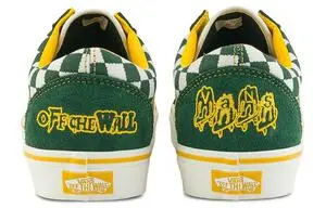 VANS Old Skool X Asia Artist Collection Sneakers - Green/yellow