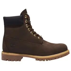 Timberland 6 Inch Premium Waterproof Lace Up Boots - Dark Brown