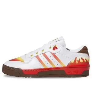 Adidas X Demon Slayer Rivalry Low "rengoku" Sneakers - White/red