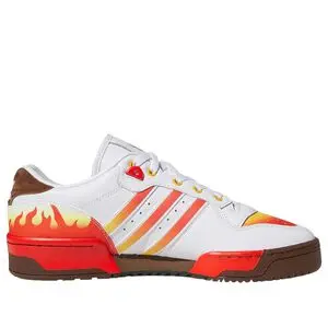 Adidas X Demon Slayer Rivalry Low "rengoku" Sneakers - White/red