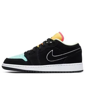 JORDAN 1 Low Se "aurora Green" Sneakers - Black