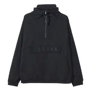 JORDAN Sport Dna Woven Pullover Hooded Jacket - Black