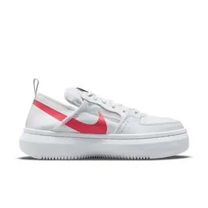 Nike Court Vision Alta "white Magic Ember" Sneakers - White/red