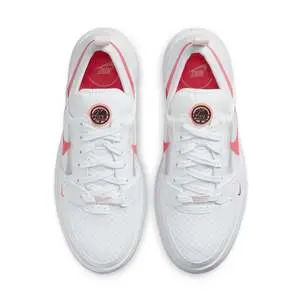 Nike Court Vision Alta "white Magic Ember" Sneakers - White/red