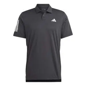 Adidas Club 3-stripes Tennis Polo Shirt - Black