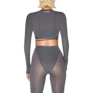 Nike X Skims Weightless Layers Long-sleeve Wrap Top