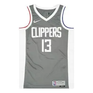 Nike Nike Paul George Los Angeles Clippers No. 13 Jersey Grey