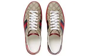 Gucci Ace Gg Supreme Sneakers - Tan