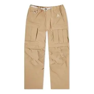 Nike Waterproof Cargo Pants With Multiple Pockets - Khaki