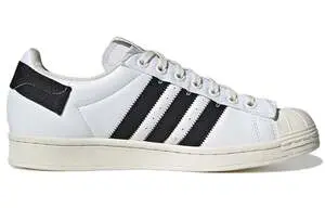 Adidas Parley X Superstar 'cloud White' Sneakers - White/black
