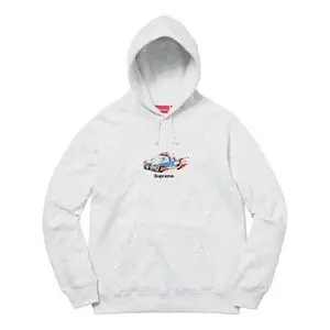 Supreme Supreme Cop Car Hooded Sweatshirt White