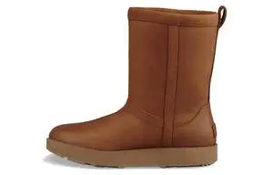 UGG Classic Short Leather Boots - Chestnut
